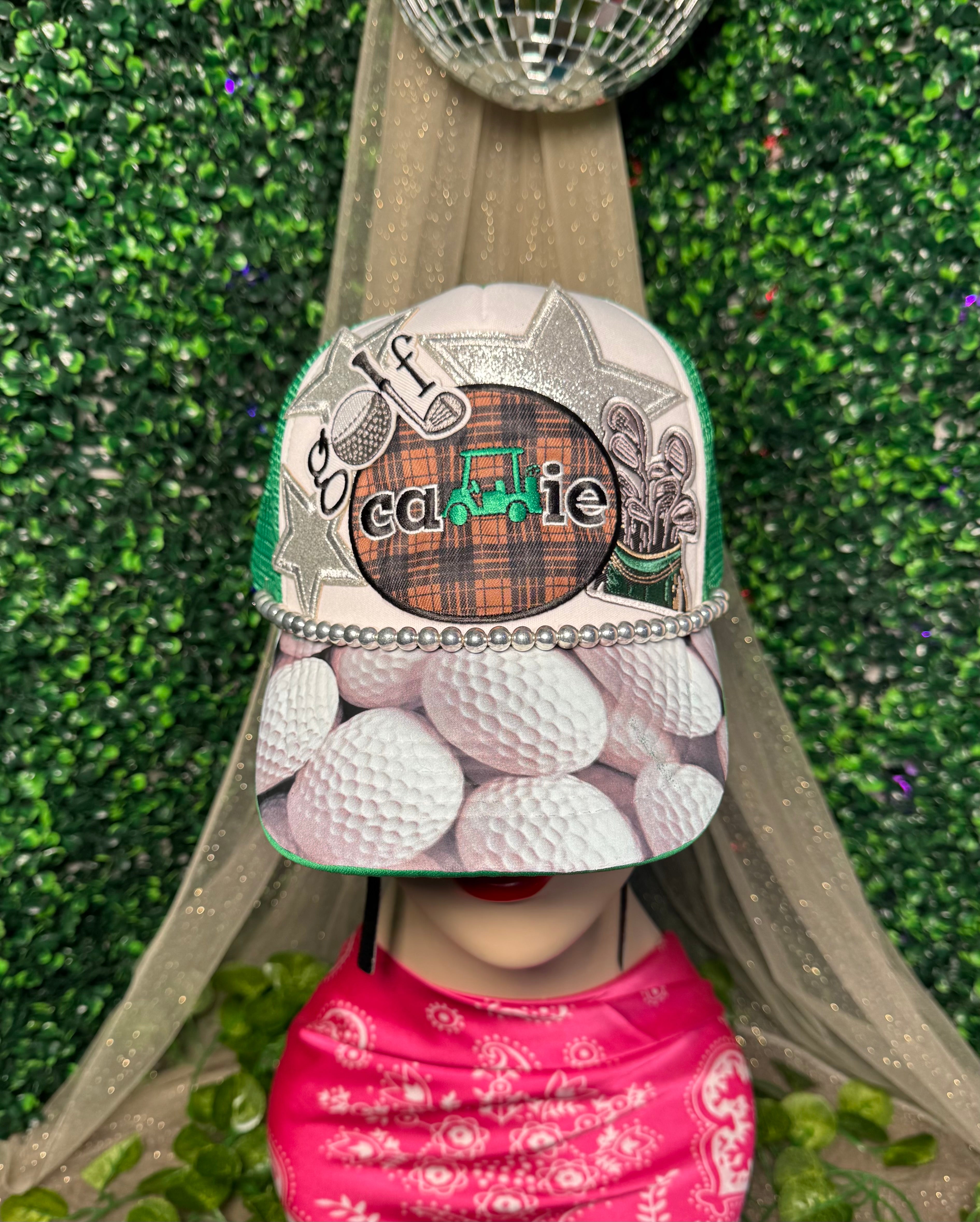 Golf Caddie Trucker Hat – Rustic Pearl Boutique